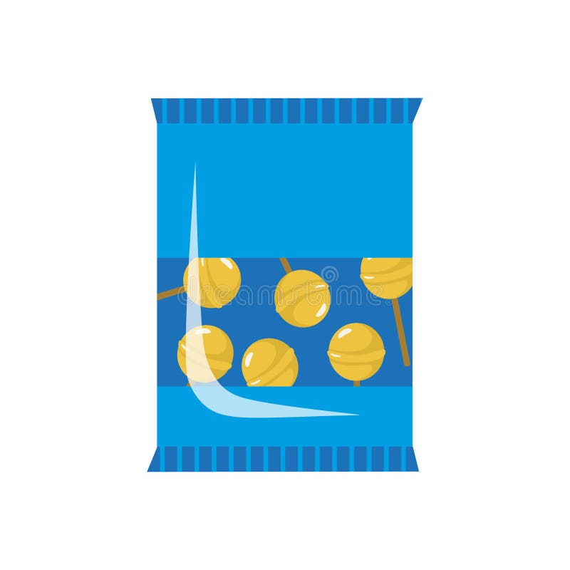 Candy Packaging Icon. Flat Illustration of Candy Packaging Vector Icon ...