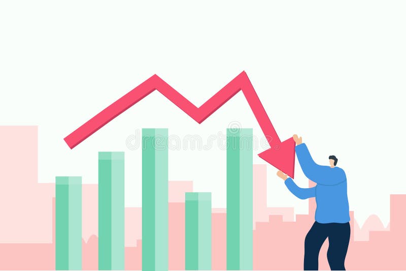 Finance Business Golden Coin with Graph Man Holding Coin Sign Dollar ...