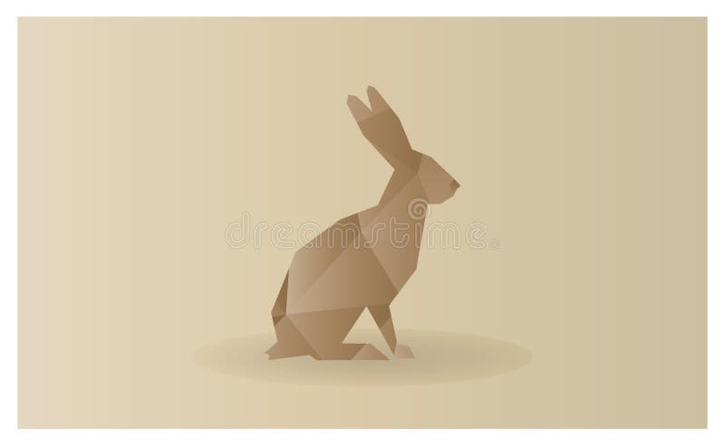 Geometric Rabbit Clip Art Design, Vector Stock Vector - Illustration of ...