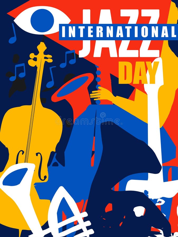 International Jazz Day Event Celebration Poster with Musical ...