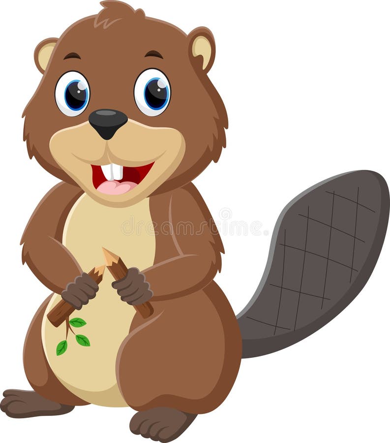 Beaver Eating Stock Illustrations – 300 Beaver Eating Stock ...