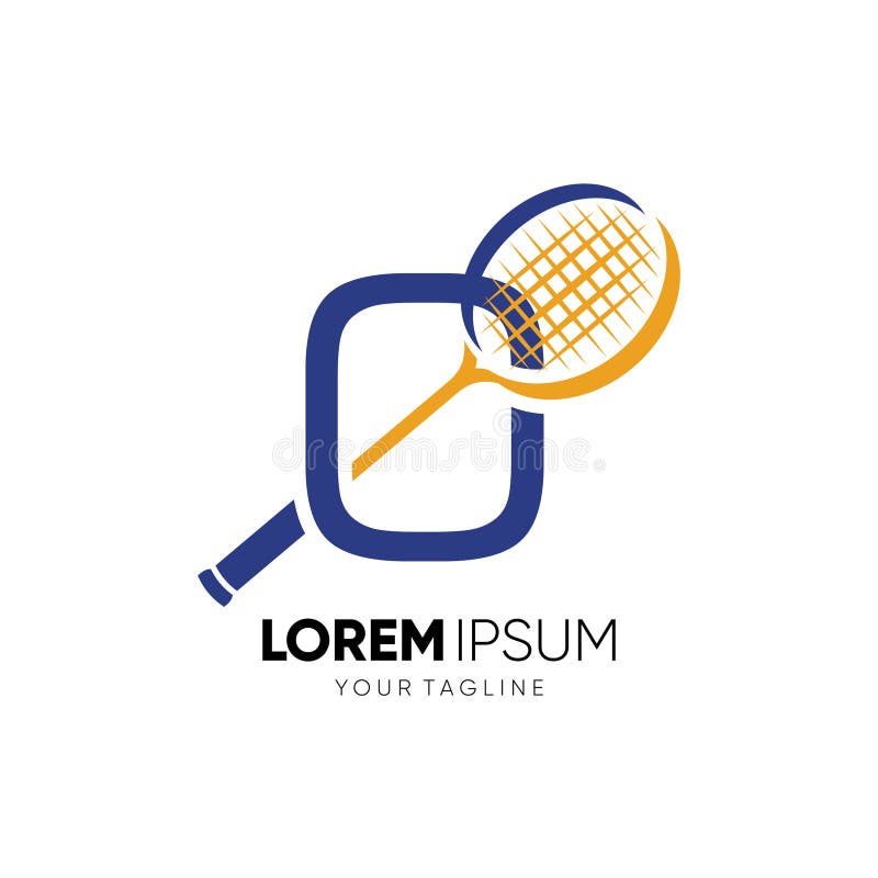 Letter O Initial Badminton Racket Logo Design Vector Icon Graphic ...