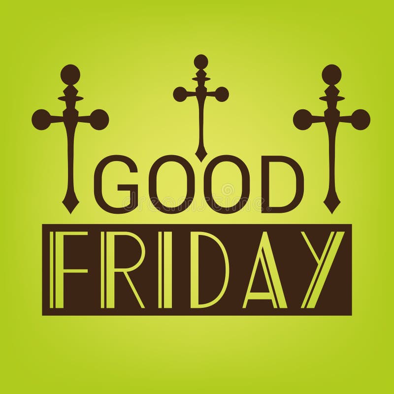 Good Friday. Christian Holiday Stock Illustration - Illustration of ...