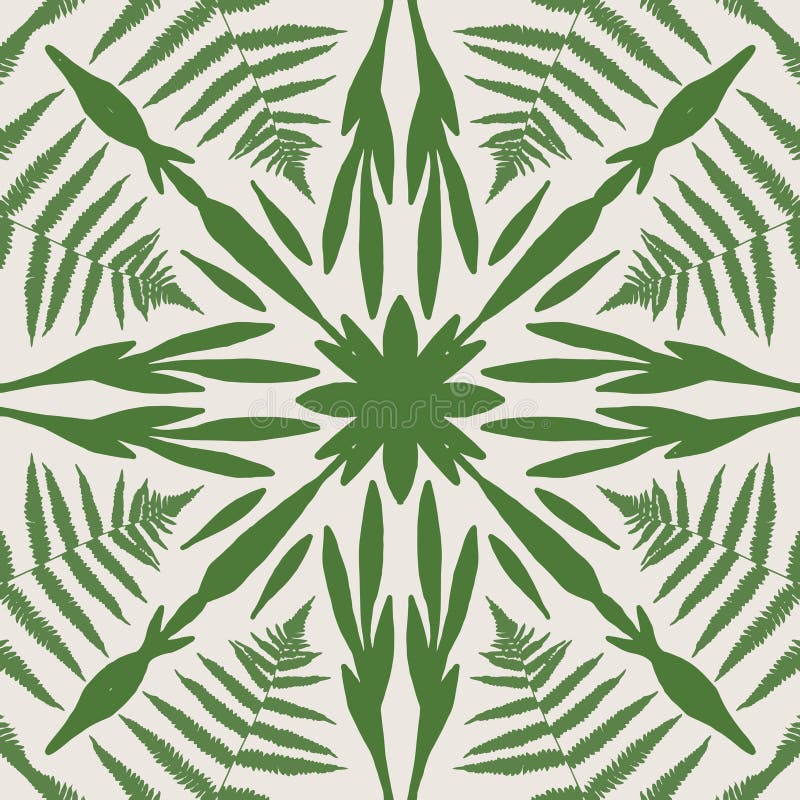 Abstract Green Shapes Background Pattern Stock Vector - Illustration of ...