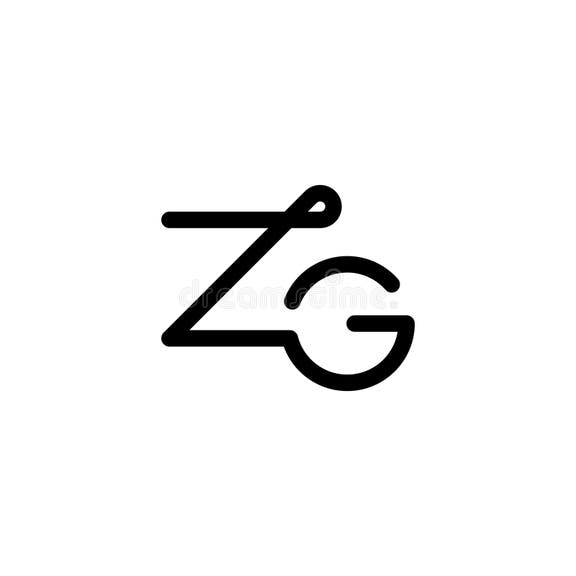 ZG Logo, ZG Monogram, Initial ZG Logo, Letter ZG Logo, Letter ZG Icon ...