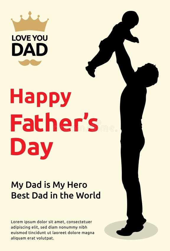 Happy Father Day Love Yor Dad My Dad is My Hero Best Dad in the World ...