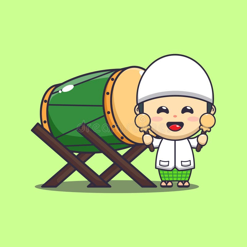 Bedug Cartoon Stock Illustrations – 660 Bedug Cartoon Stock ...