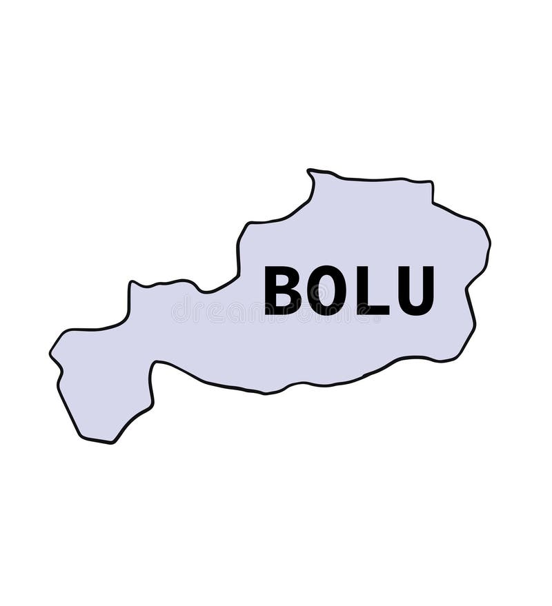 Discover Bolu Province S Regions with a Clear Vector Map Stock Vector ...