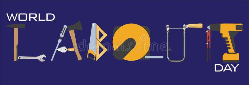 World Labor Day on 1 May. Construction View. Vector Illustration Design ...