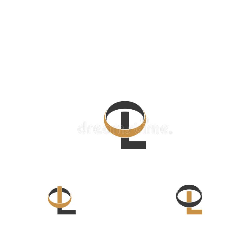 Alphabet Initials Logo OL, LO, O and L Stock Photo - Illustration of ...