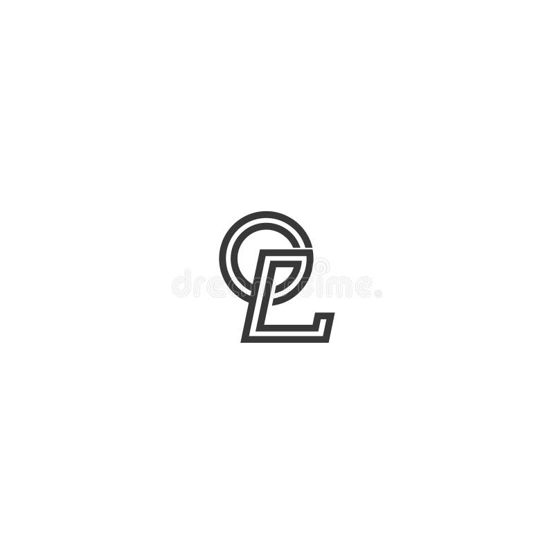 Alphabet Initials Logo OL, LO, O and L Stock Vector - Illustration of ...