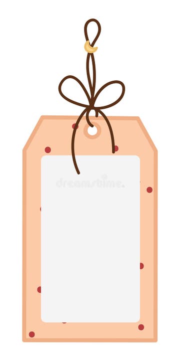 Blank Gift Box Tags or Sale Shopping Labels with Rope Stock Vector ...