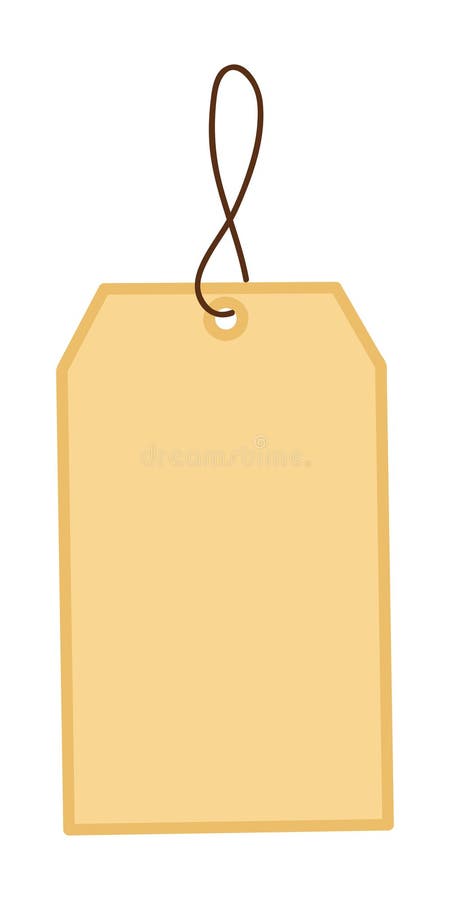 Blank Gift Box Tags or Sale Shopping Labels with Rope Stock Vector ...