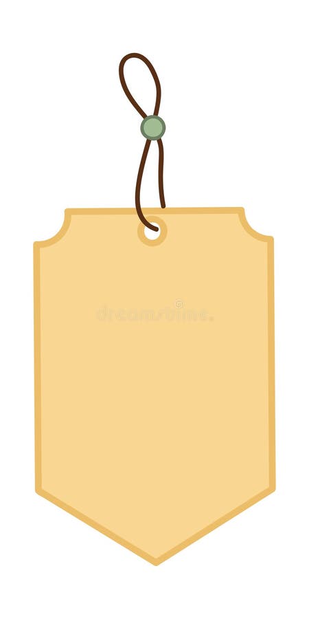 Blank Gift Box Tags or Sale Shopping Labels with Rope Stock Vector ...