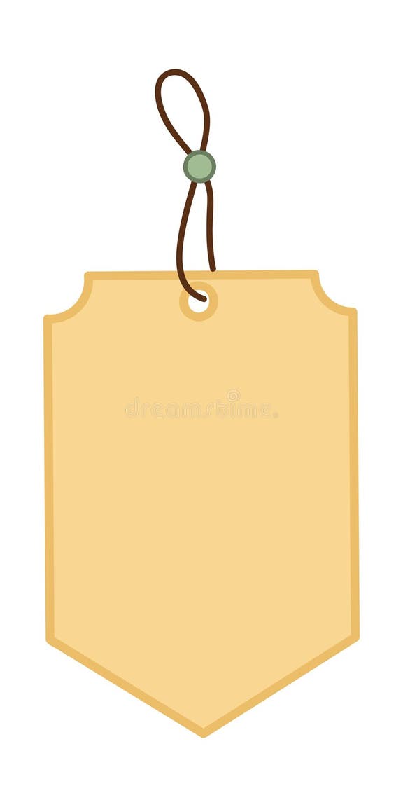 Blank Gift Box Tags or Sale Shopping Labels with Rope Stock Vector ...