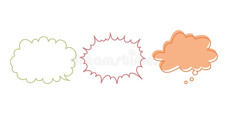 Vector Bubble Speech Illustration, Bubble Text Sticker Element Design ...