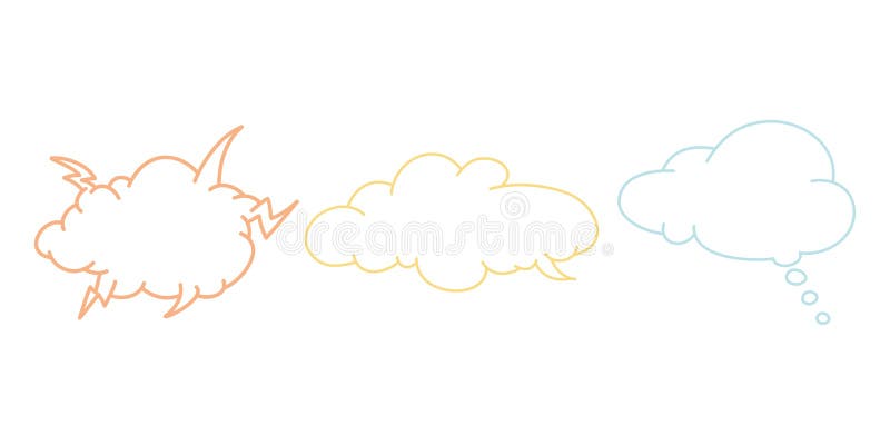 Vector Bubble Speech Illustration, Bubble Text Sticker Element Design ...