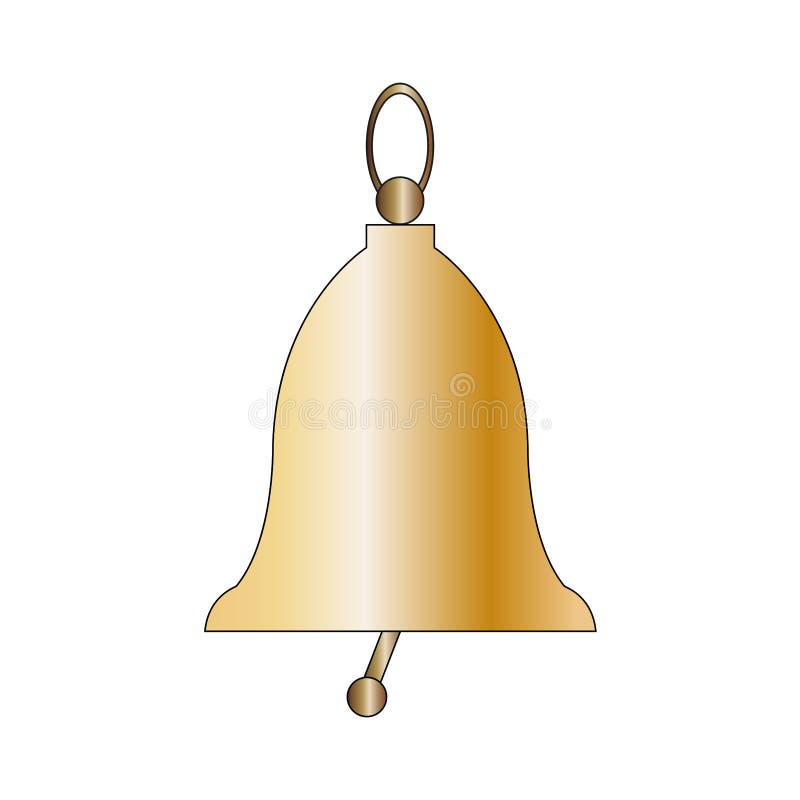 Colored Bell Vector Illustration. Handbell Icon Stock Vector ...