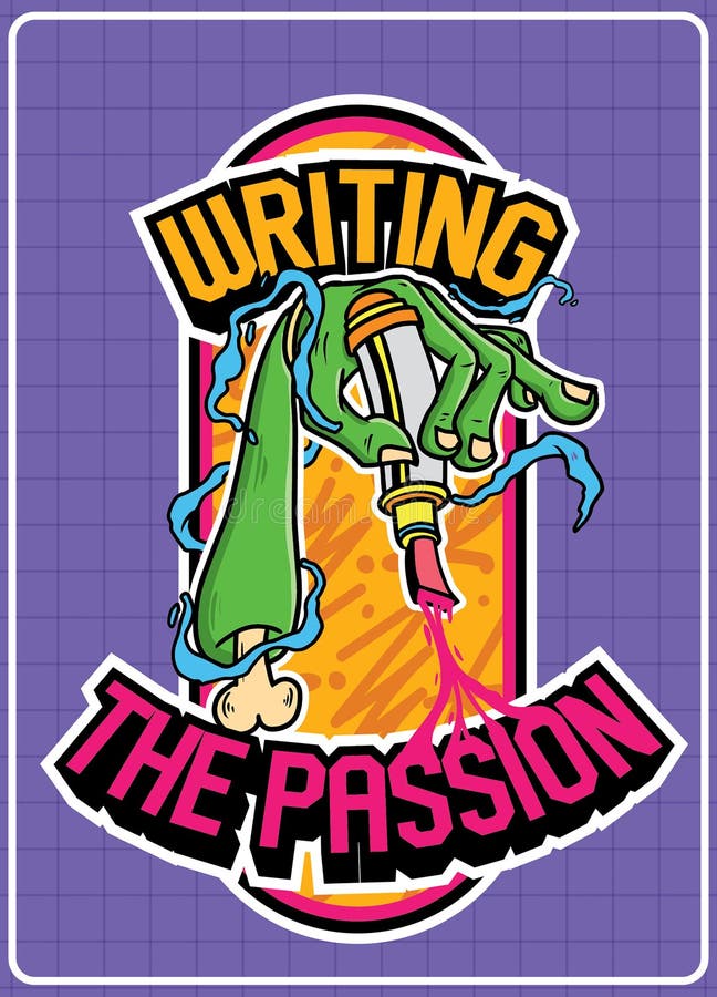 Streetwear Design in Graffiti Style Vector Art. Urban Street Art Theme ...