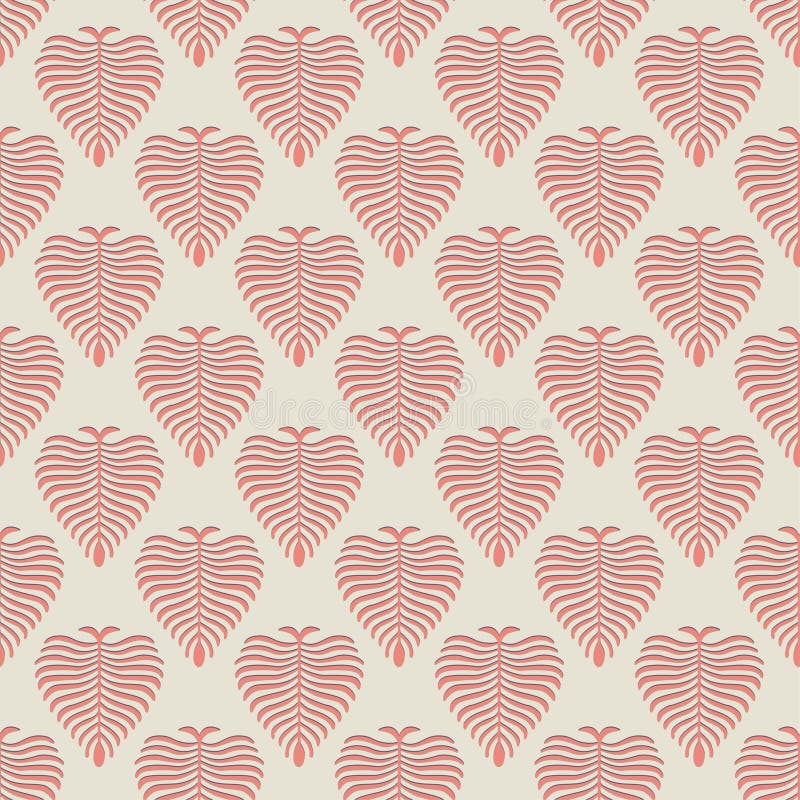 Floral Leaf All Over Print Seamless Pattern Vector Stock Vector ...