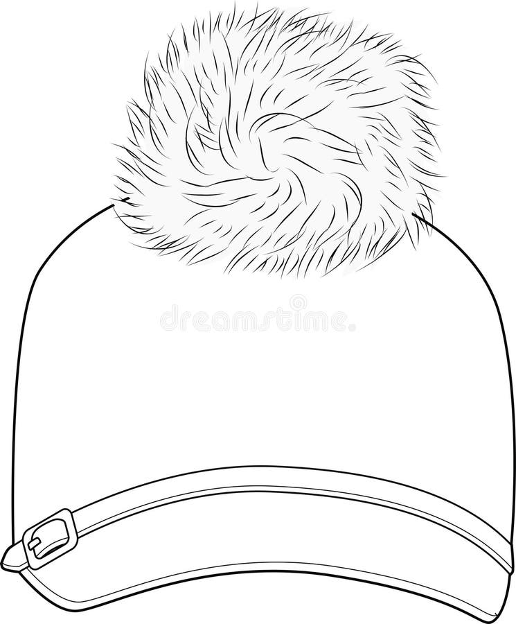 Unisex Head Wear Cap stock vector. Illustration of blue - 275669048