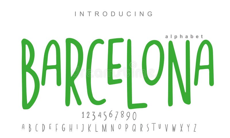 Barcelona Letters Stock Illustrations – 127 Barcelona Letters Stock ...