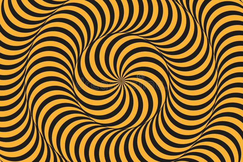 Abstract Optical Illusion Spiral Background Stock Vector - Illustration ...