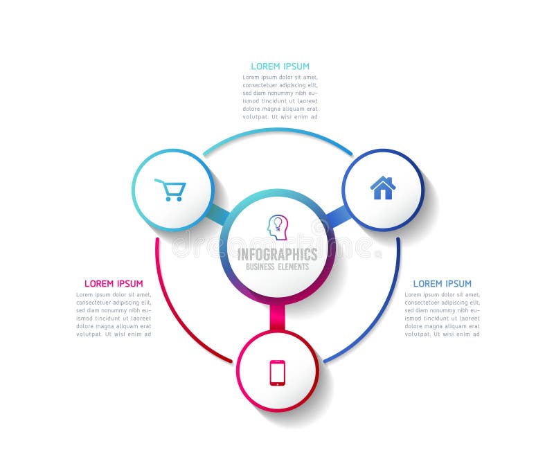 Vector Business Presentation Connecting Steps Infographic Template ...