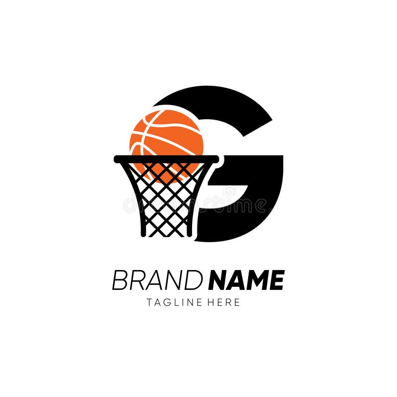 Letter G Initial Basketball Logo Design Vector Icon Graphic Emblem ...
