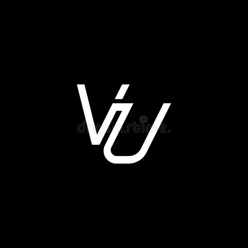 VU Logo, VU Monogram, Initial VU Logo, Letter VU Logo, Icon, Vector ...