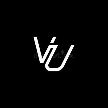 VU Logo, VU Monogram, Initial VU Logo, Letter VU Logo, Icon, Vector ...
