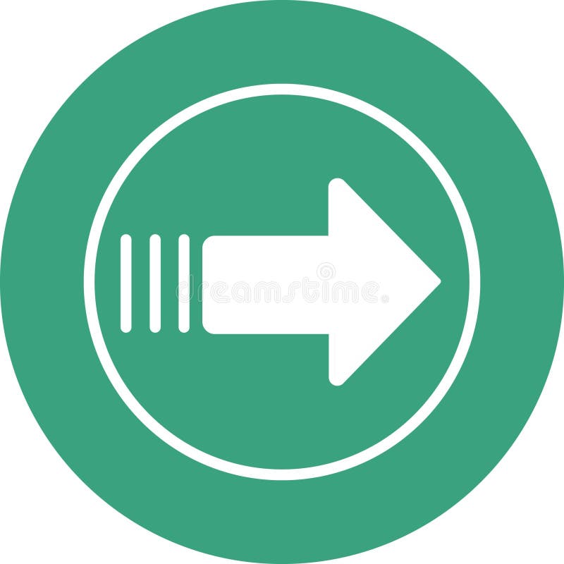 Right Arrow Which Can Easily Edit or Modify Stock Illustration ...