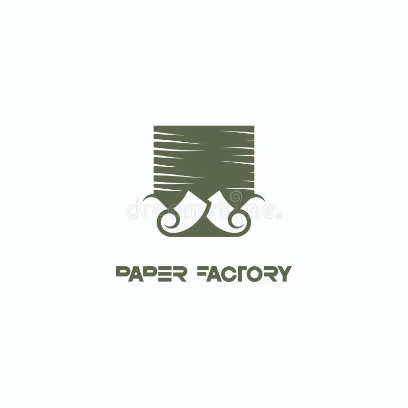 Paper factory stock vector. Illustration of factory - 276785832