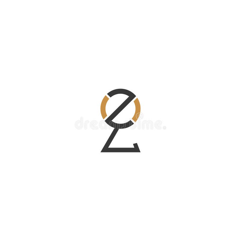 Alphabet Initials Logo ZL, LZ, Z and L Stock Vector - Illustration of ...