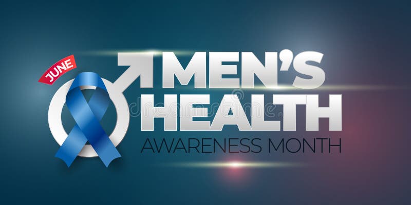 National Men S Health Awareness Month. June Celebration. Vector Banner ...
