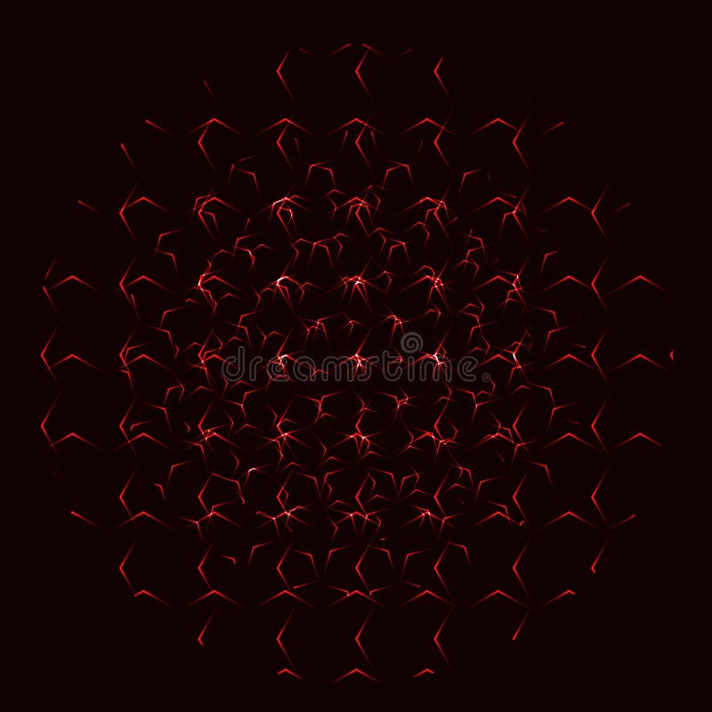 Abstract Dark Red Color Floral Grow Circle Art Background Design Stock ...