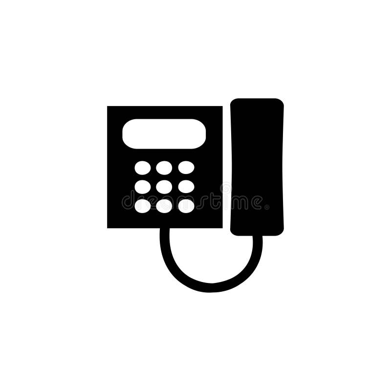 Phone Icon Vector. Set of Flat Phone and Mobile Phone Symbol Collection ...