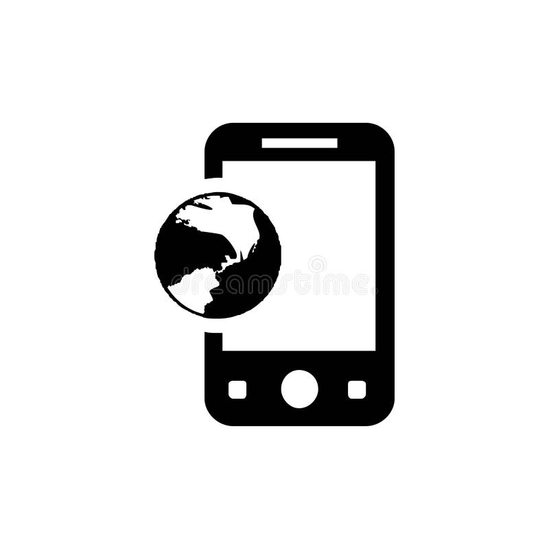 Phone Icon Vector. Set of Flat Phone and Mobile Phone Symbol Collection ...