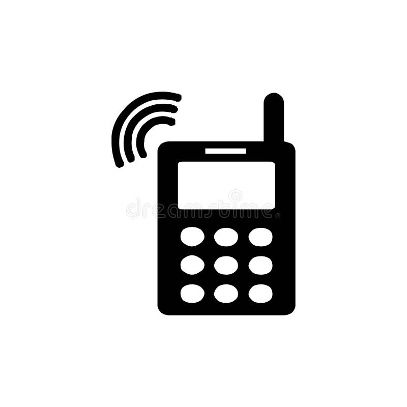 Phone Icon Vector. Set of Flat Phone and Mobile Phone Symbol Collection ...