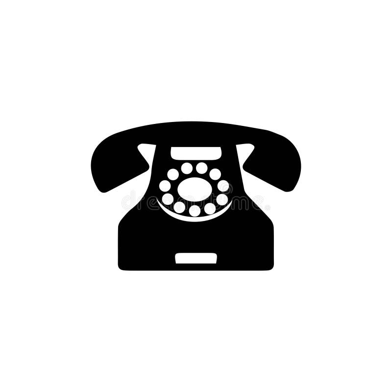 Telephone Icon or Logo Isolated Sign Symbol Vector Illustration ...