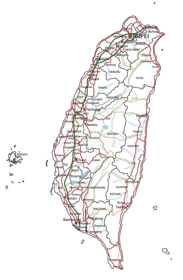 Taiwan Tainan Map Stock Illustrations – 90 Taiwan Tainan Map Stock ...