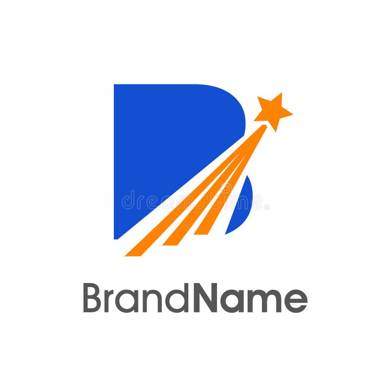 Letter B Star Modern Logo Stock Illustrations – 276 Letter B Star ...