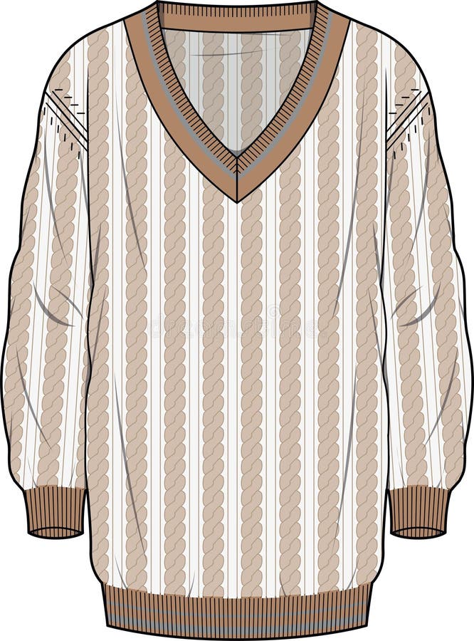 Unisex Winter Wear Cardigan Sweater Stock Vector - Illustration of ...