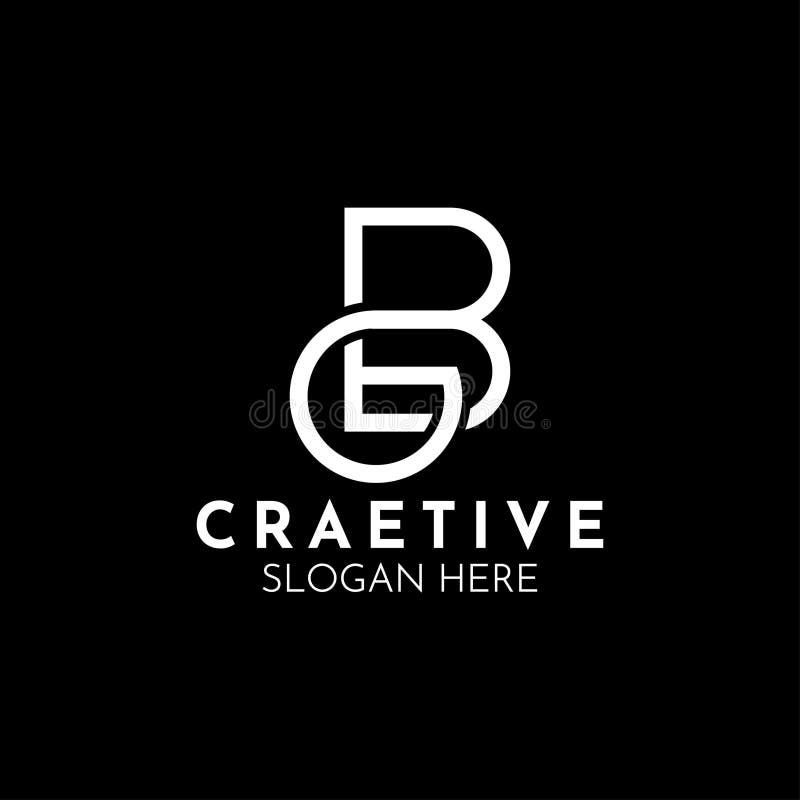 GB or BG Letter Alphabet Logo Design in Vector Format Stock Photo ...