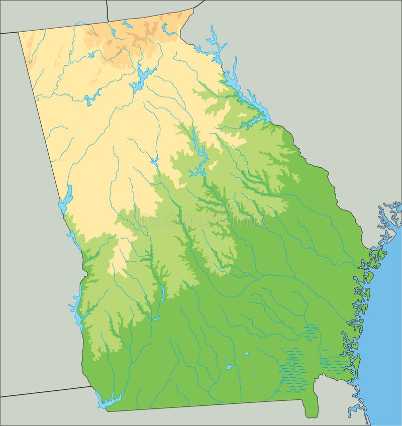 Georgia Map Outline Peach Stock Illustrations – 41 Georgia Map Outline ...