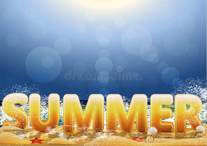 Summer Beach Party Vip Card. Vector Stock Vector - Illustration of ...