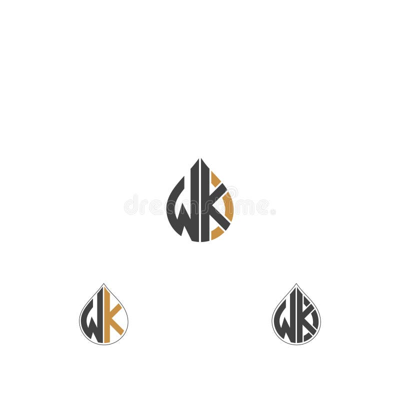 Alphabet Letters Initials Monogram Logo KW, WK, K and W Stock Vector ...