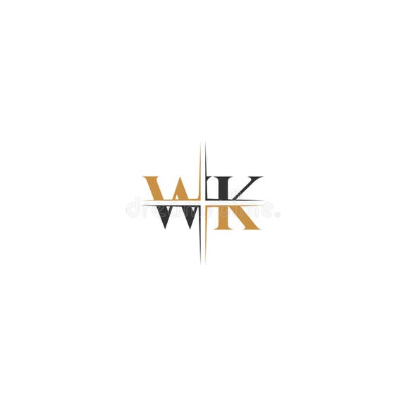 Alphabet Letters Initials Monogram Logo KW, WK, K and W Stock Vector ...