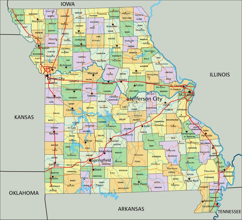 interactive road map of missouri