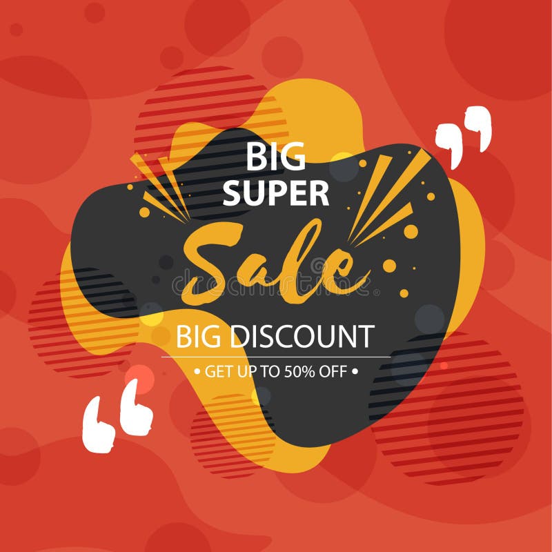 Abstract Colorful Super Sale Modern Background. Vector Illustration ...